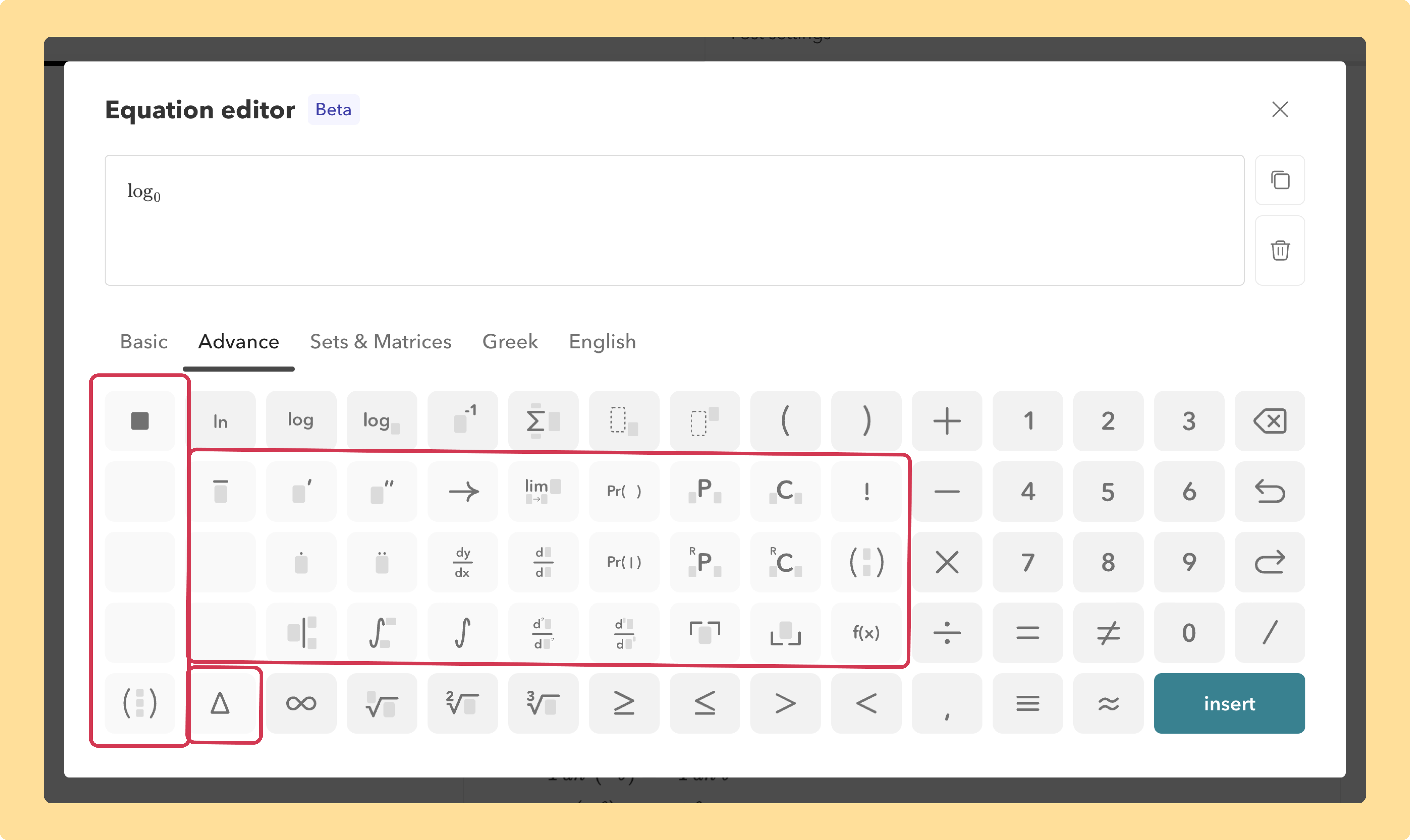Equation editor – Toddle Help Center