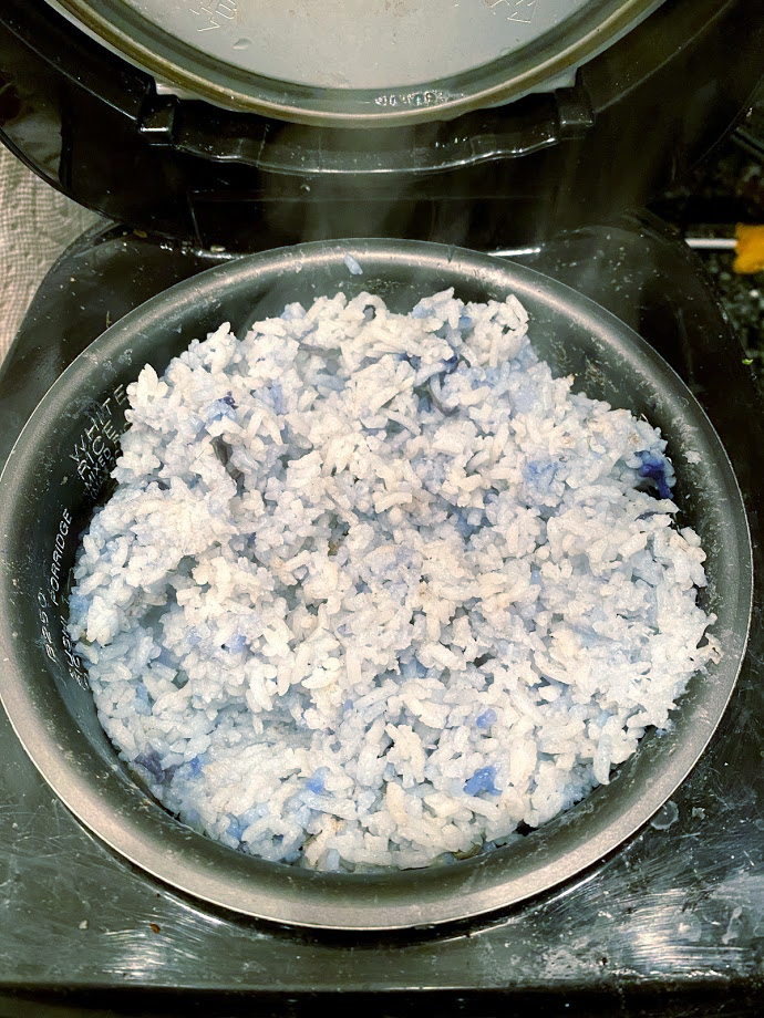 Blue Rice Recipe