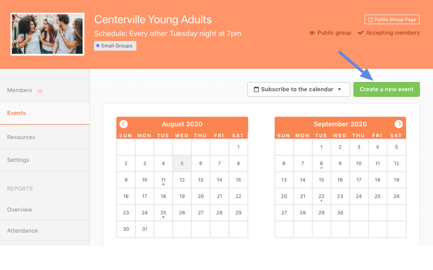 Using Planning Center Groups