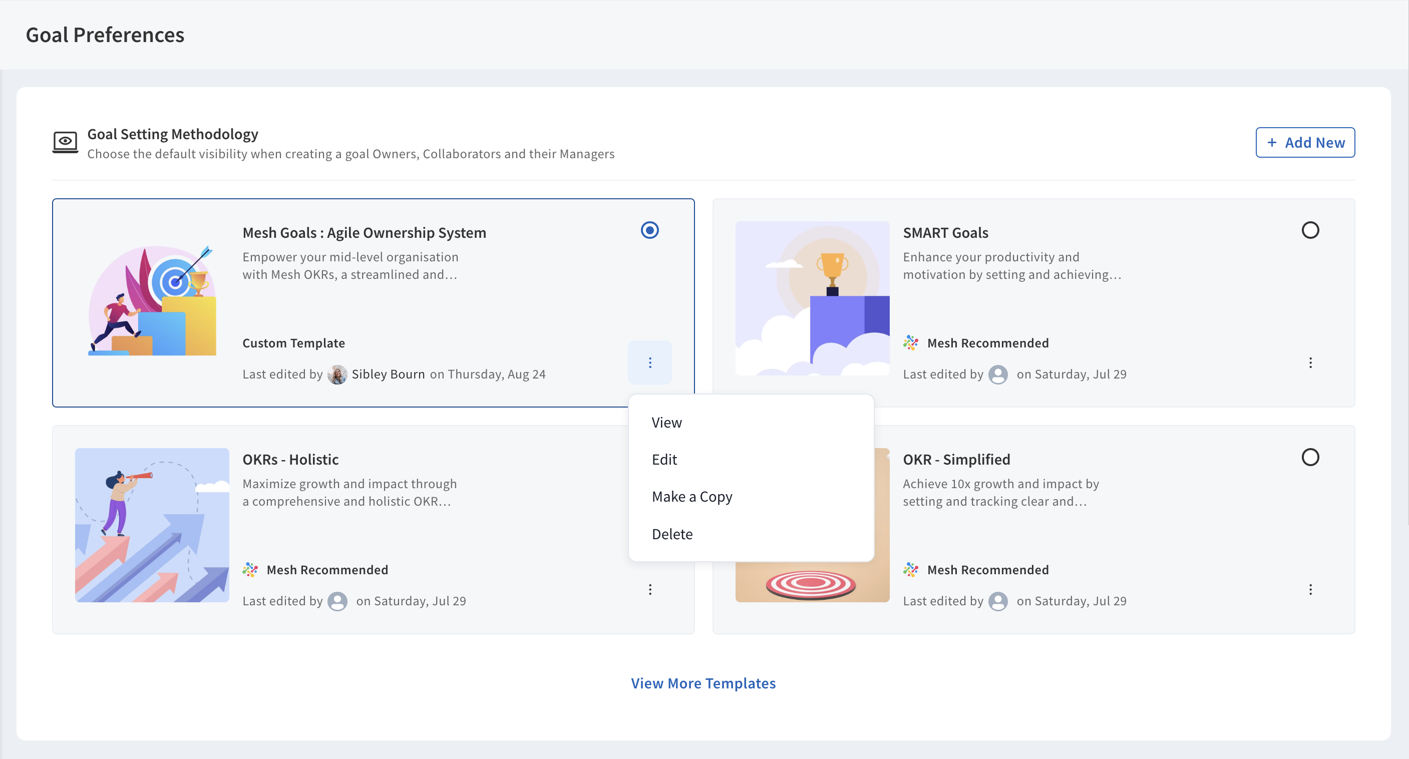 Creating your own Goal-Setting Methodology – Mesh
