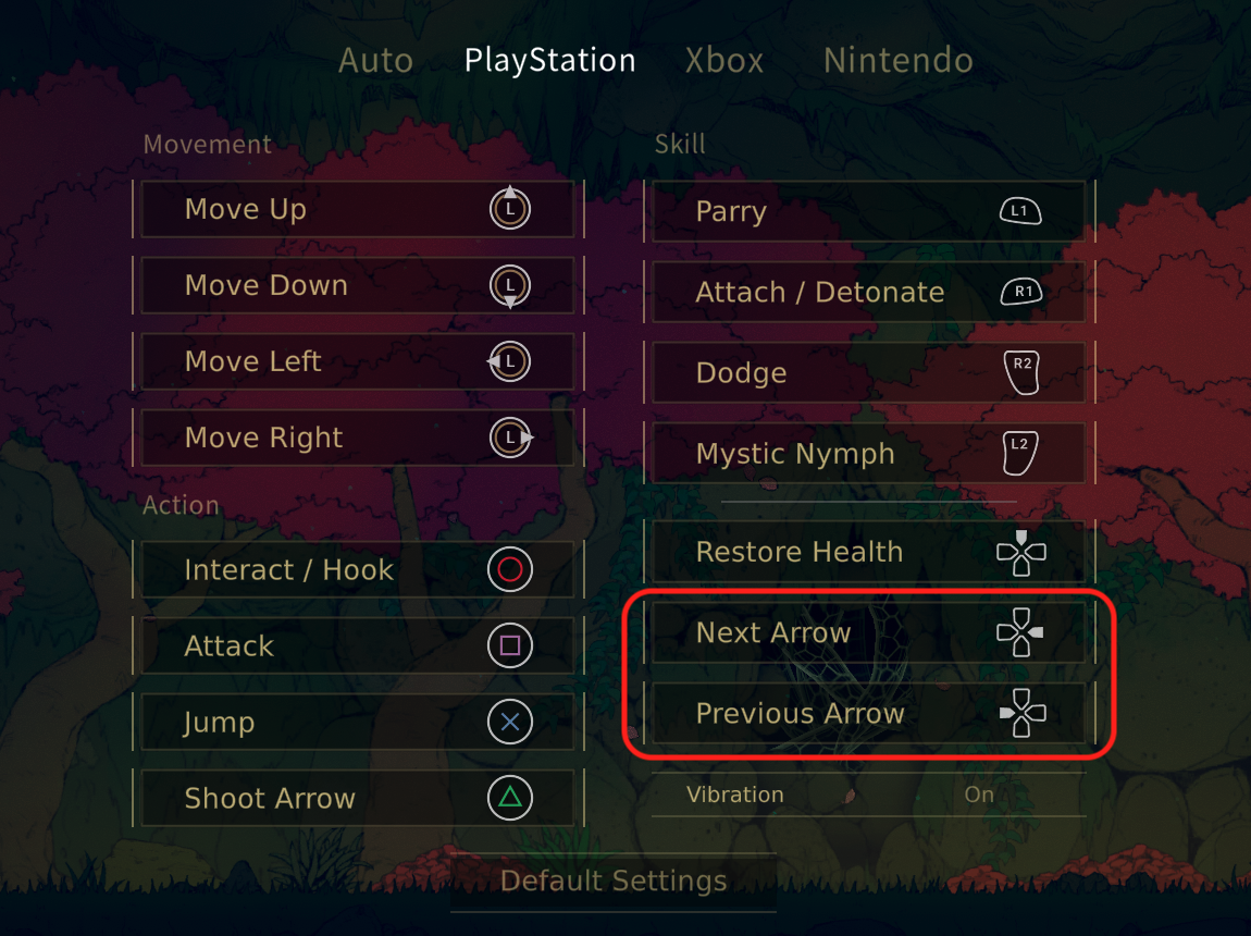 When using the Azure Bow, arrows automatically switch to another one ...
