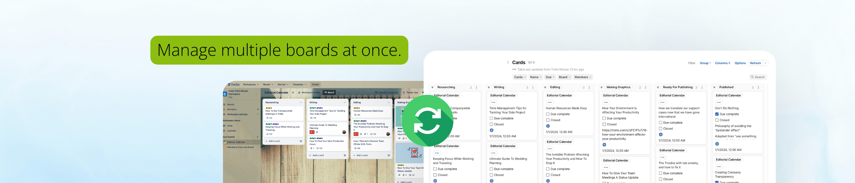 Trello™️ Deluxe Pack, extend Coda with Trello™️... - Coda