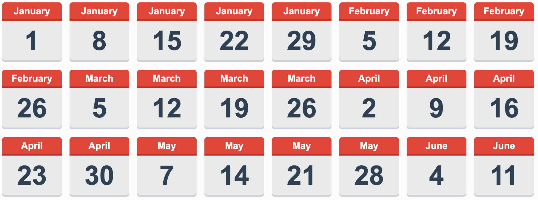 Date Icon Pack, extend Coda with Date Icon - Coda