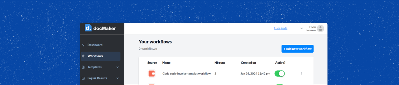 DocMaker pdf generation Pack, extend Coda with... - Coda