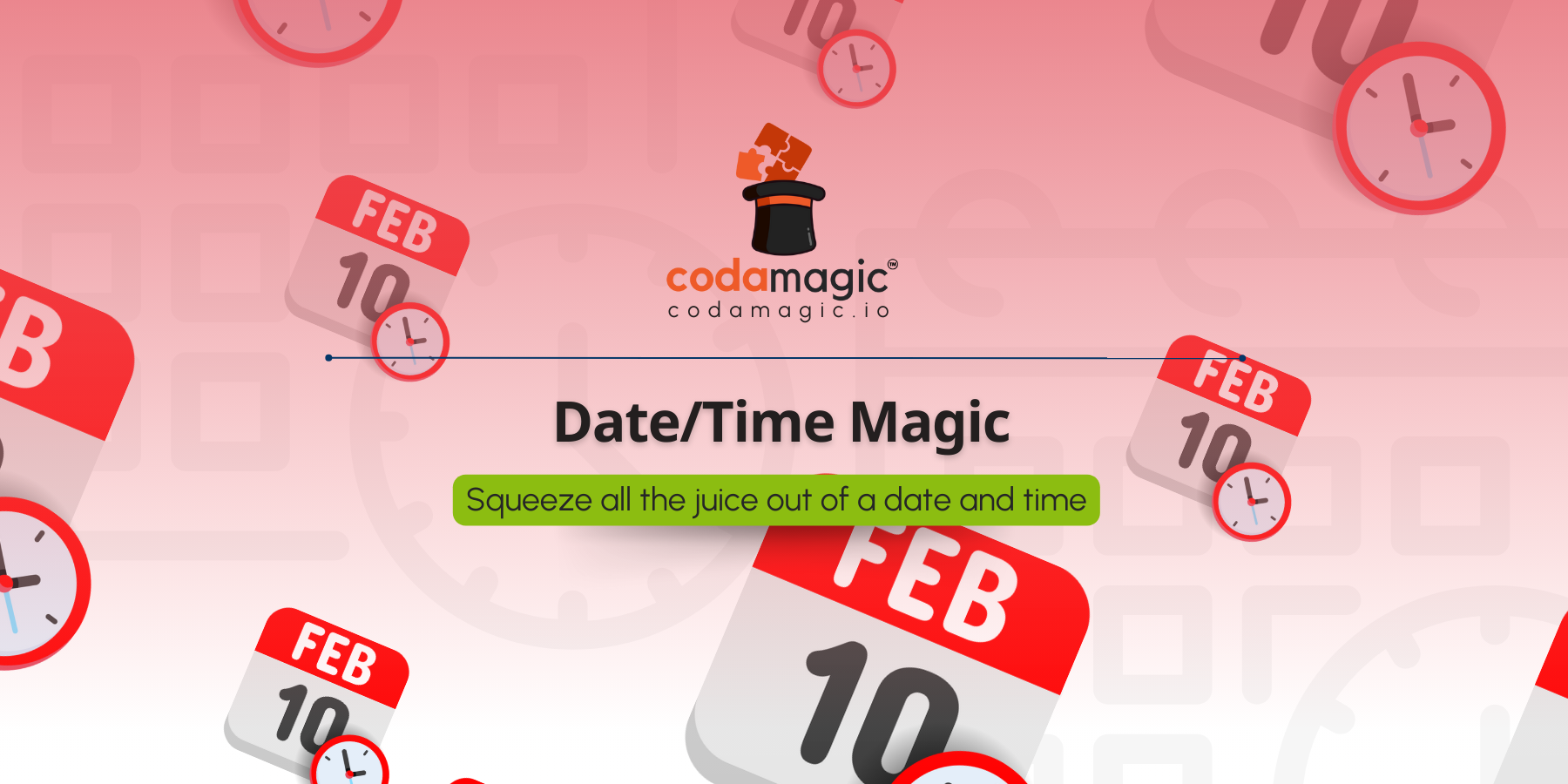 Date/Time Magic Pack, extend Coda with Date/Time... - Coda