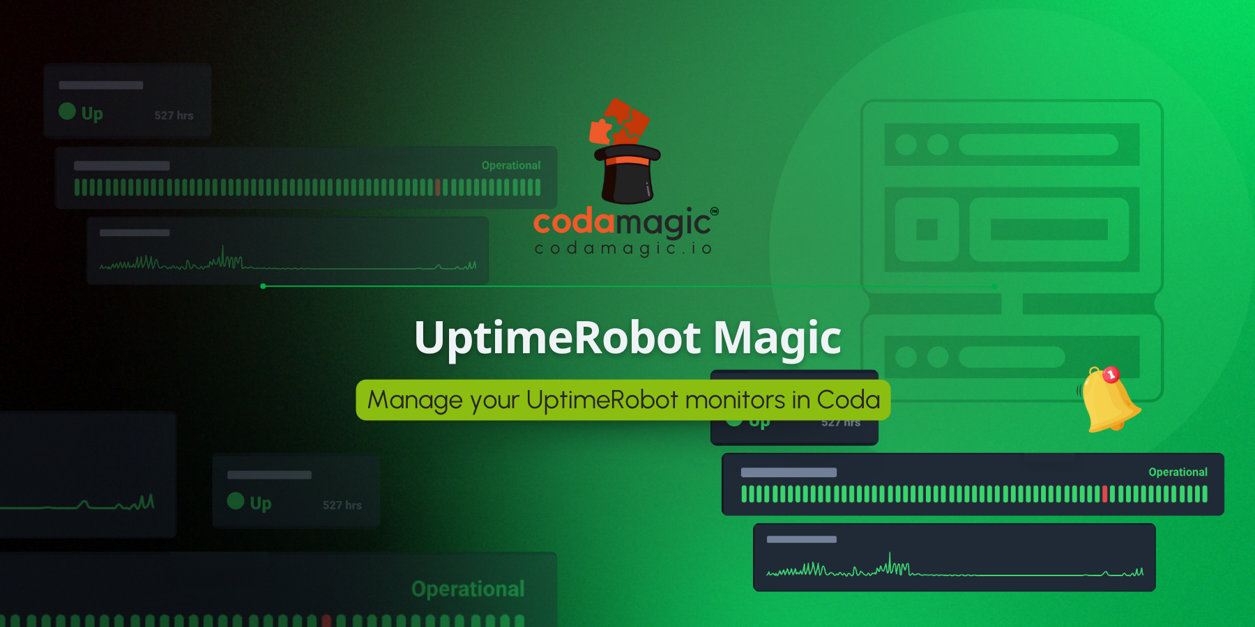 UptimeRobot Magic Pack, extend Coda with... - Coda