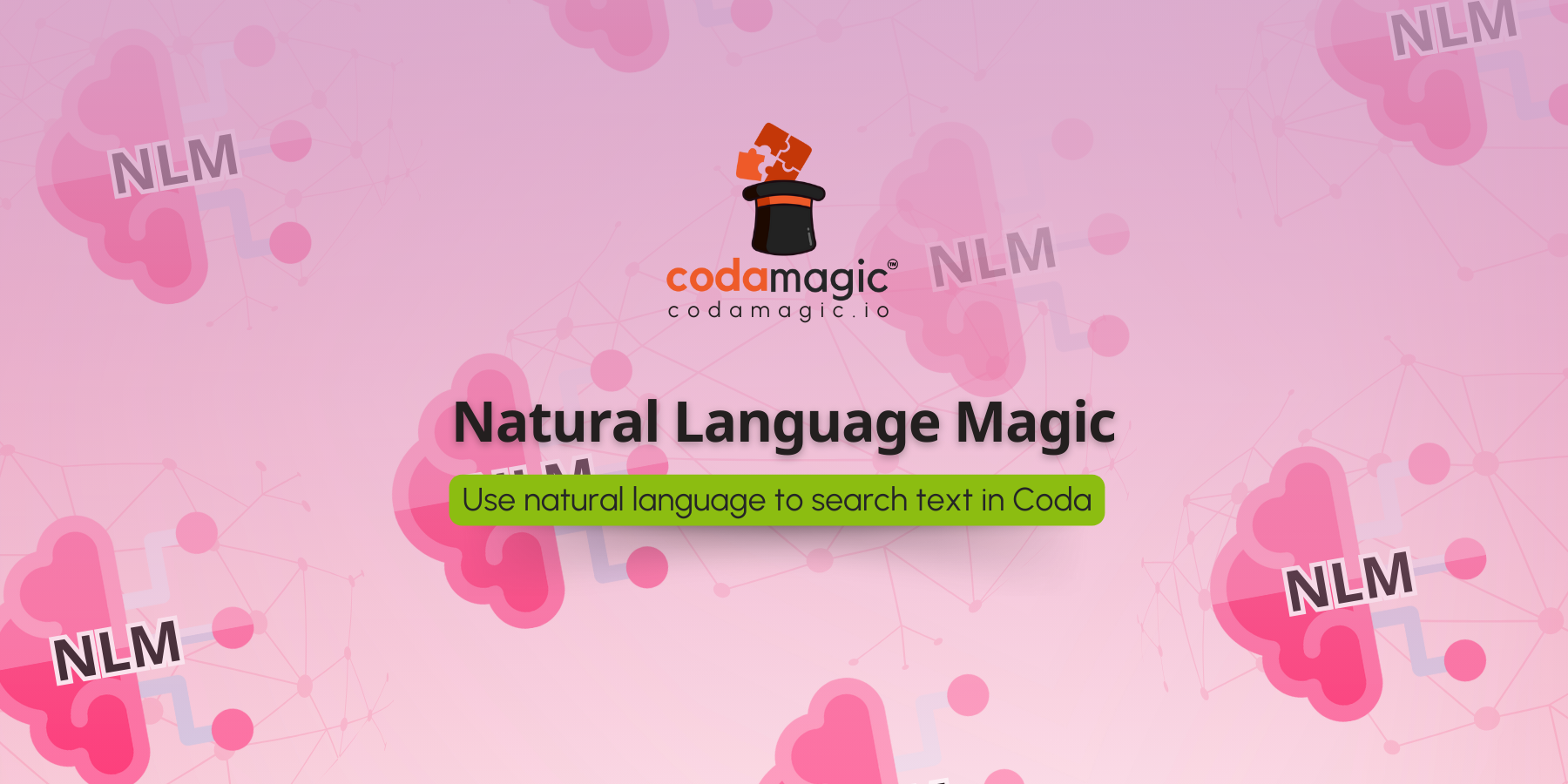 Natural Language Magic Pack, extend Coda with... - Coda